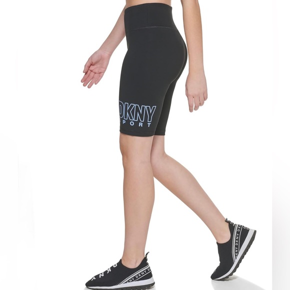 Dkny | Shorts | Dkny Bike High Waist Outline Logo Short New | Poshmark